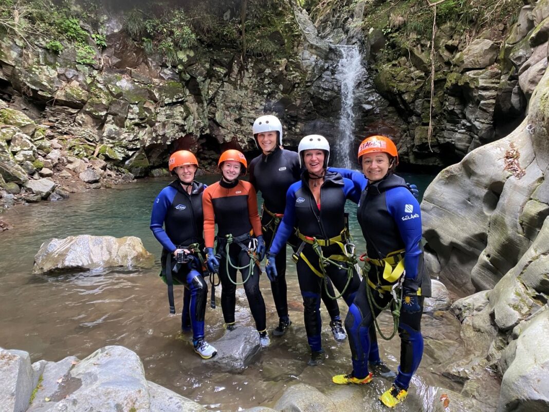 Advanced Canyoning Activity in a Miracle Lava Valley of Mt. Fuji ...