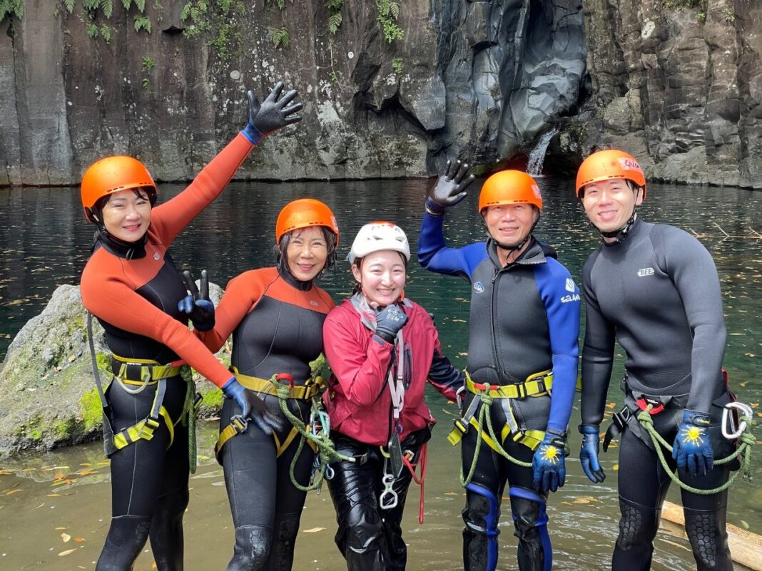 Fun Canyoning Activity at the bottom of Mt. Fuji - Explore Shizuoka ...